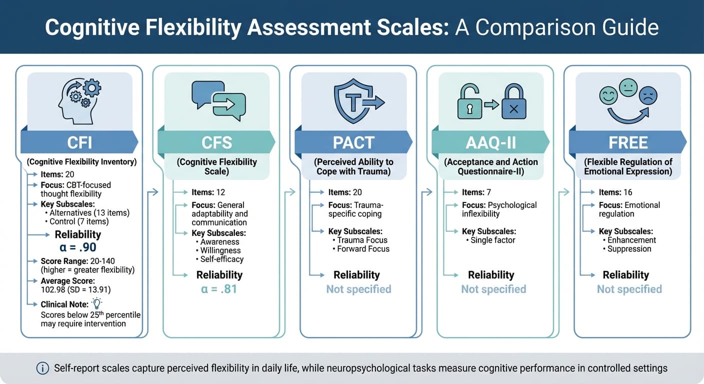 Cognitive Flexibility Scales in Trauma Recovery